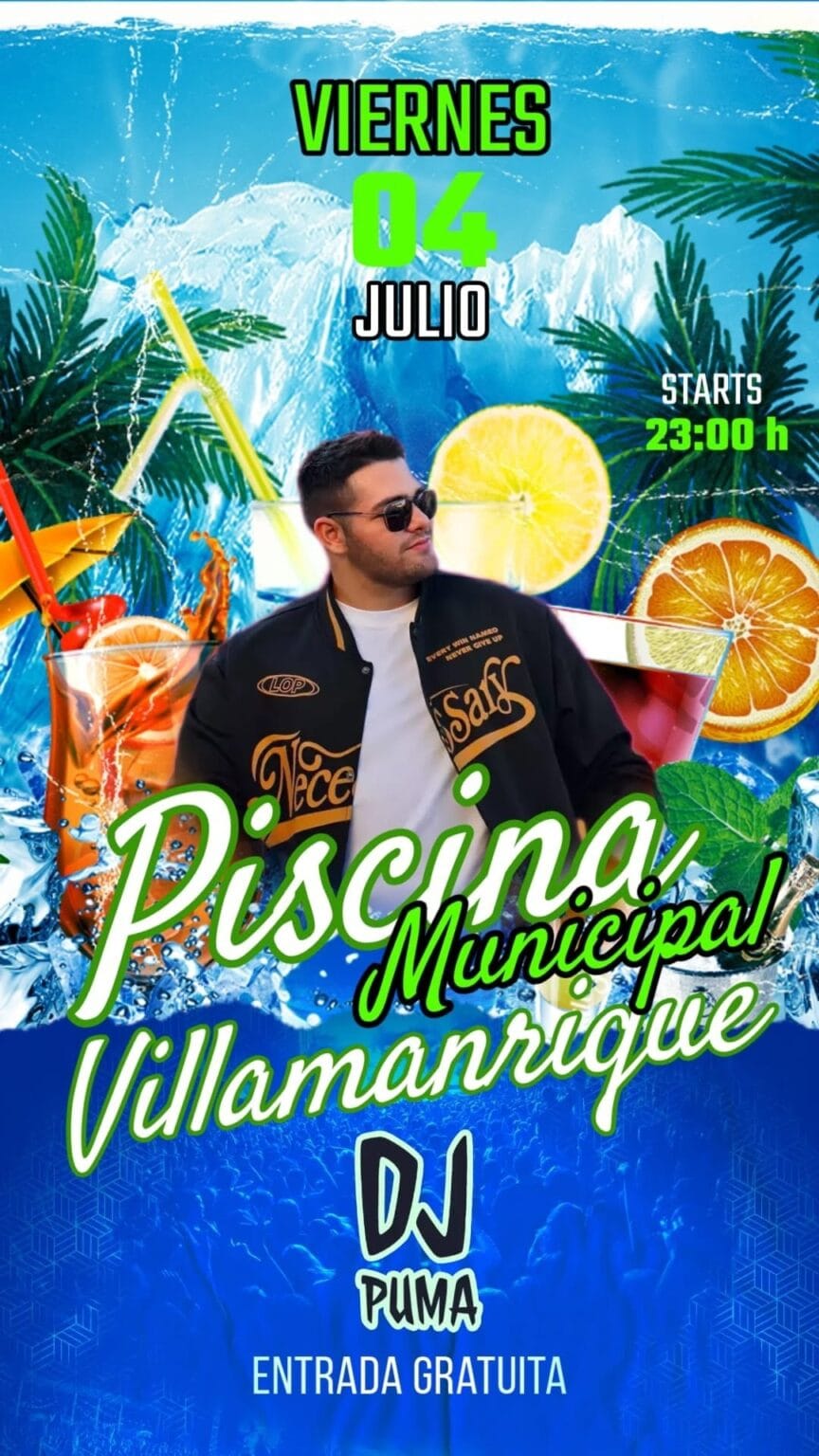 DJ Puma en la Piscina Municipal de Villamanrique 2025 - Campo de ...