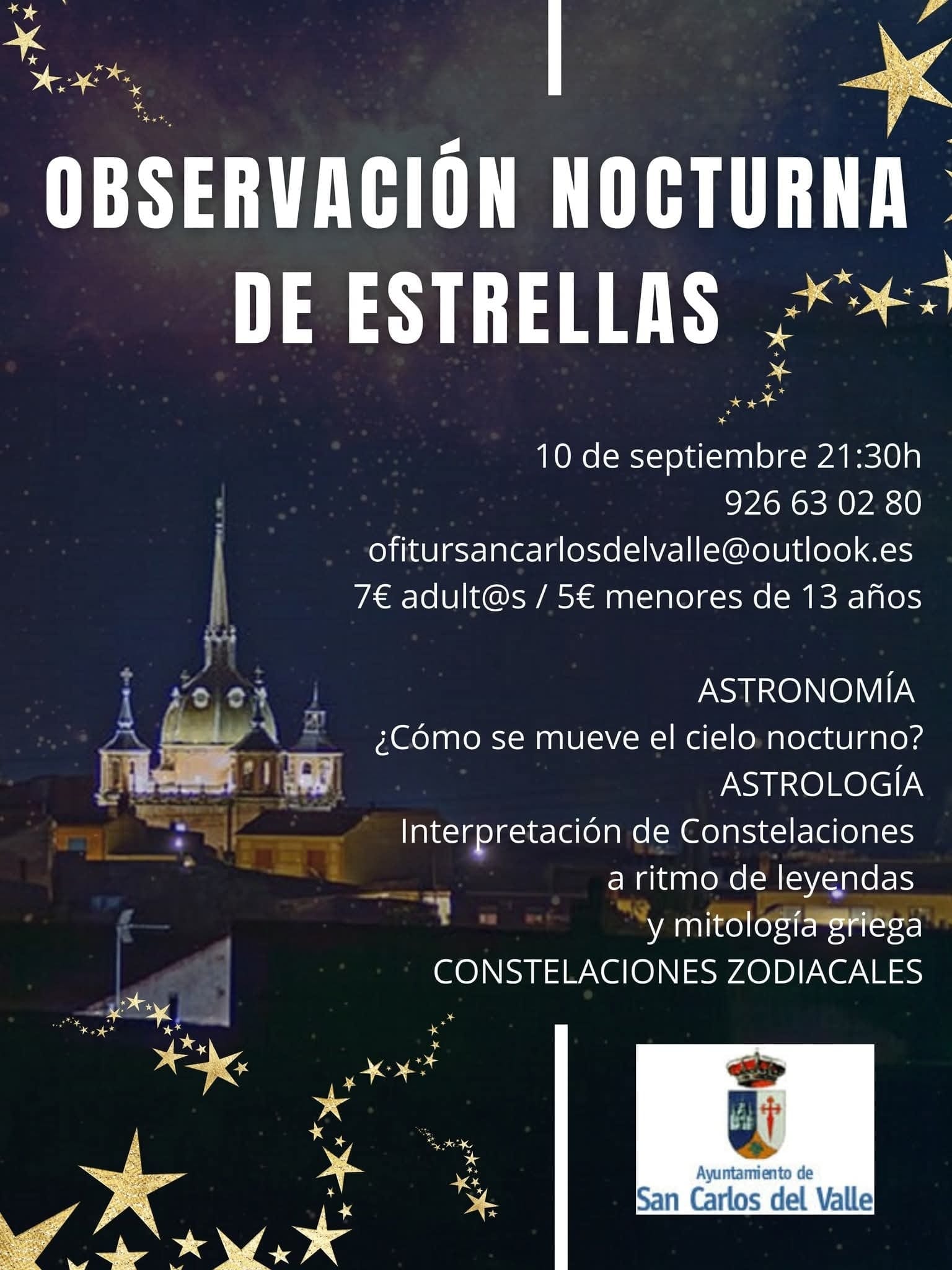 Observación Nocturna de Estrellas en San Carlos del Valle 2025 - Campo ...